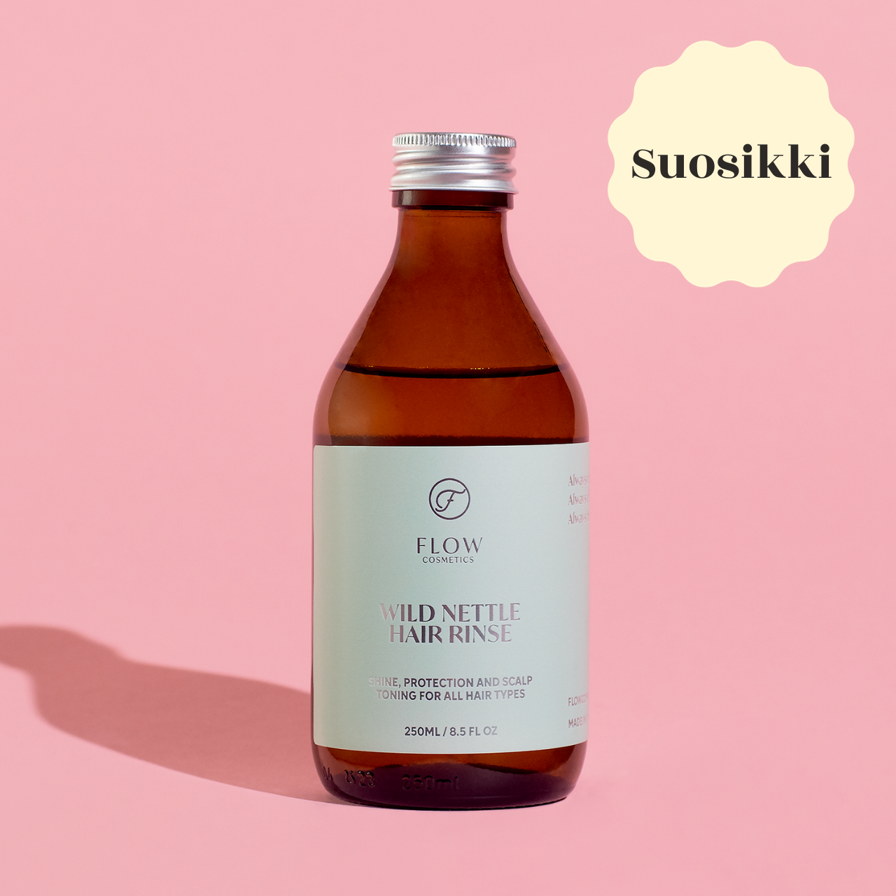 Wild Nettle -hoitohuuhde hilseeseen ja hiuspohjan kutinaan – Flow Cosmetics FI